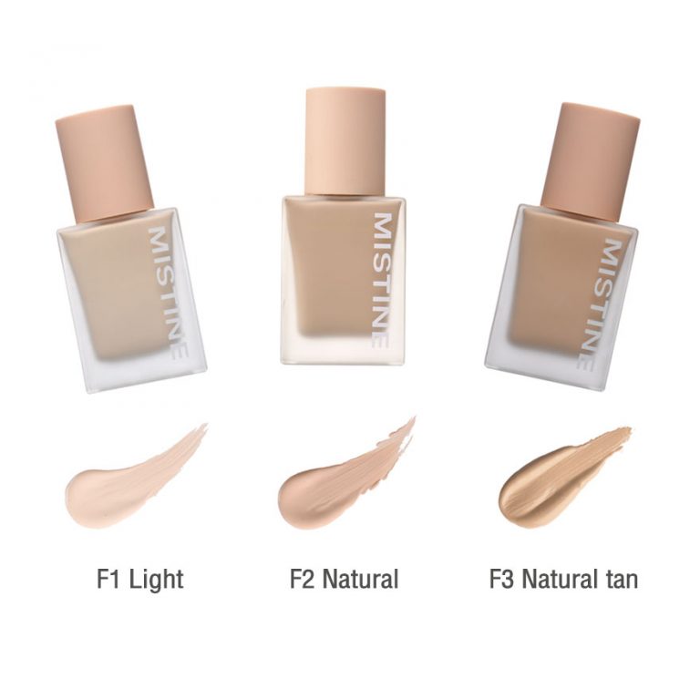 รองพื้นปกปิดเนียน MISTINE SEMI MATTE VELVET LIQUID FOUNDATION